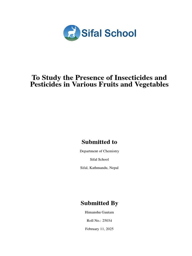 Chemistry Insecticides Final | PDF | Insecticide | Pesticide