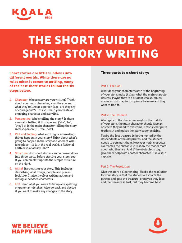 Short Story Writing Guide: 6 Steps | PDF | Narration