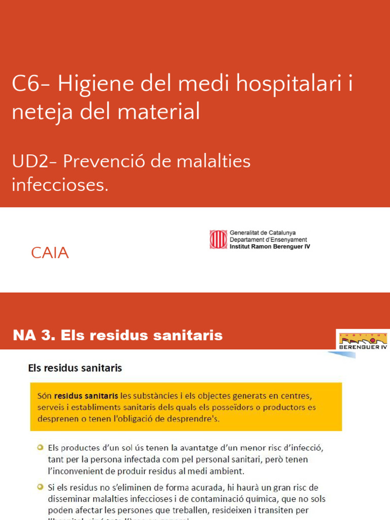 UD2 - NA3 - Residus Sanitaris | PDF