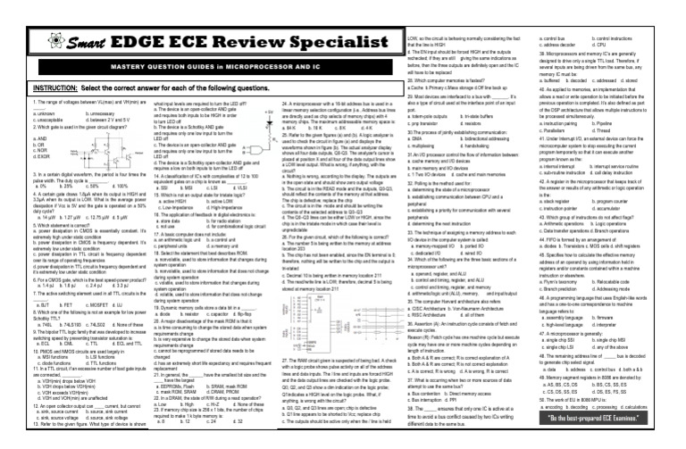 Microprocessor and IC Mastery Guides | PDF | Central Processing Unit ...