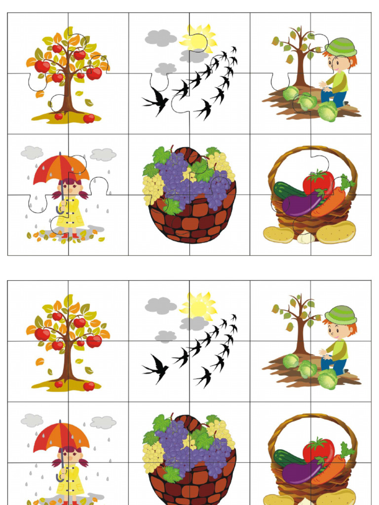 Puzzle Toamna | PDF