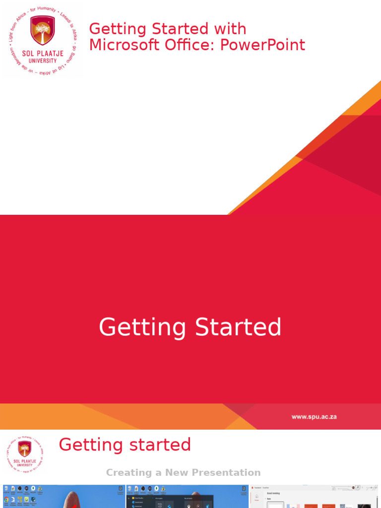 Getting Started With Microsoft Office Powerpoint | PDF