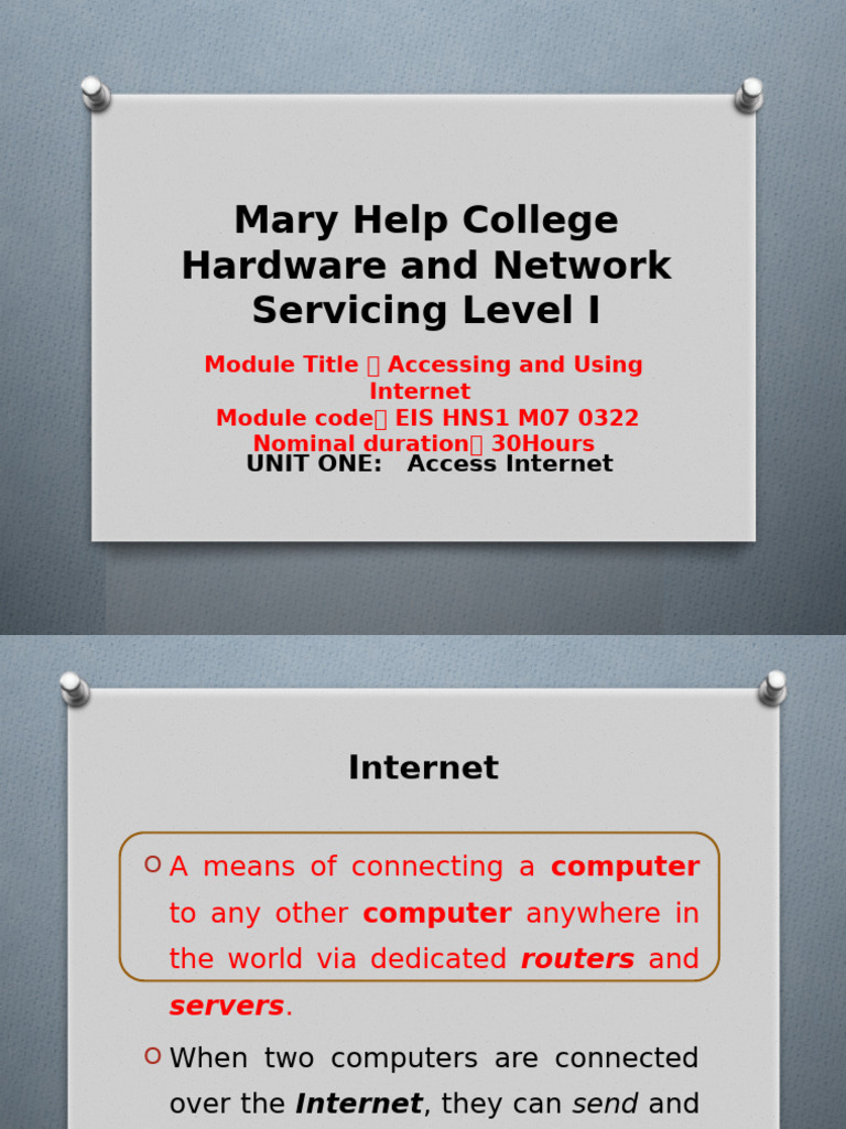 Internet Access and Usage Guide | PDF | World Wide Web | Internet & Web