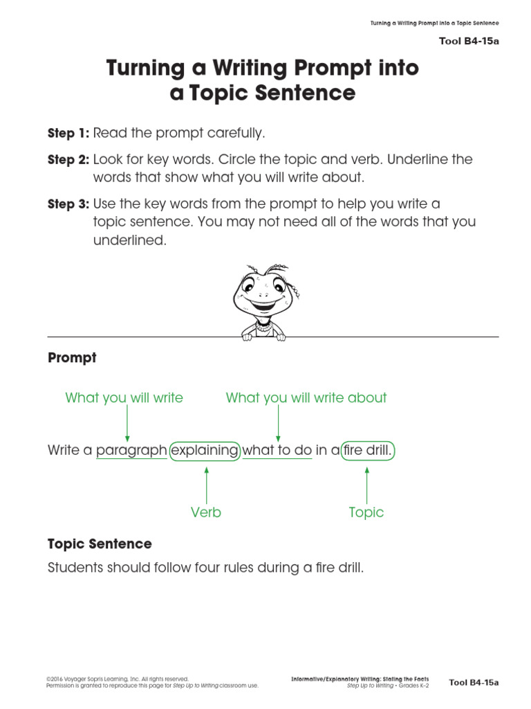 Week 27 - Turning A Writing Prompt Into A Topic Sentence | PDF | Rock ...