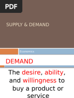 Introduction To Supply and Demand Power Point | PDF | Supply And Demand | Supply (Economics)