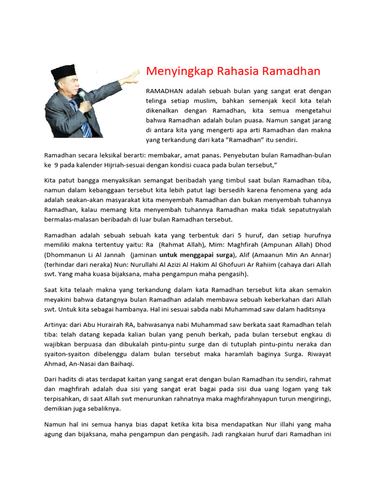 Menyingkap rahasia ramadhan | PDF