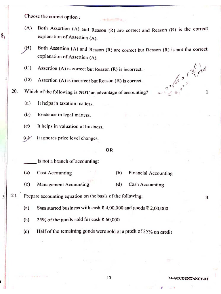 Morning Shift Account Paper | PDF