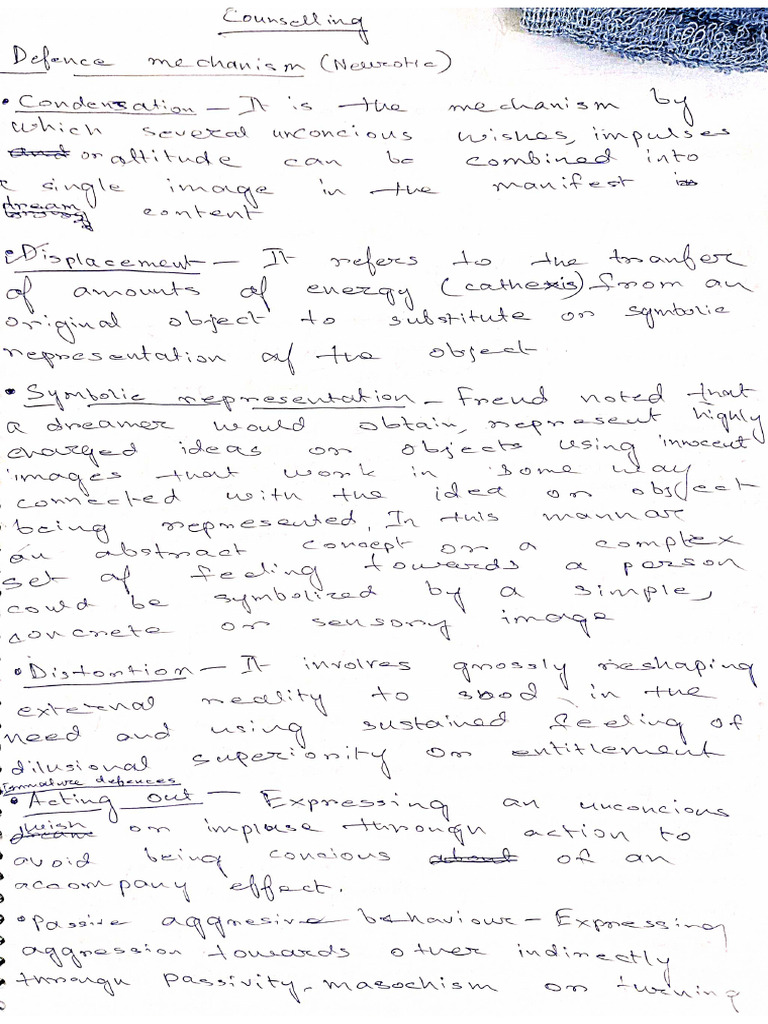 Defence Mechanism pgIII | PDF