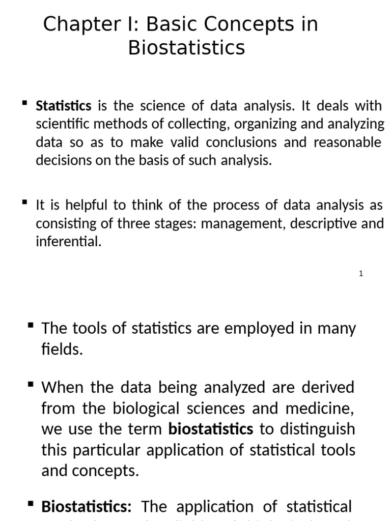 Chapter 1 Presentation | PDF | Statistics | Sampling (Statistics)