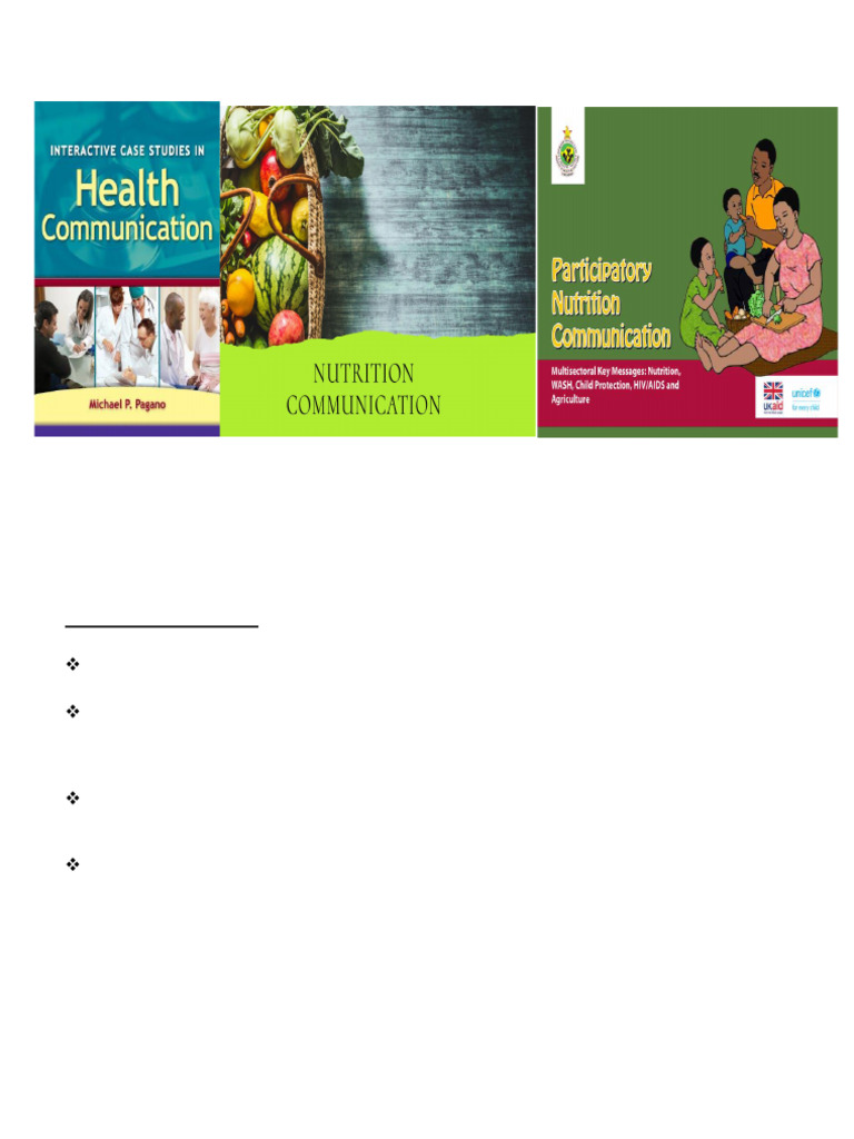 Effective Communication in Nutrition Counseling | PDF | Communication ...
