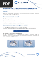 COPASA - Desligamento de Agua | PDF