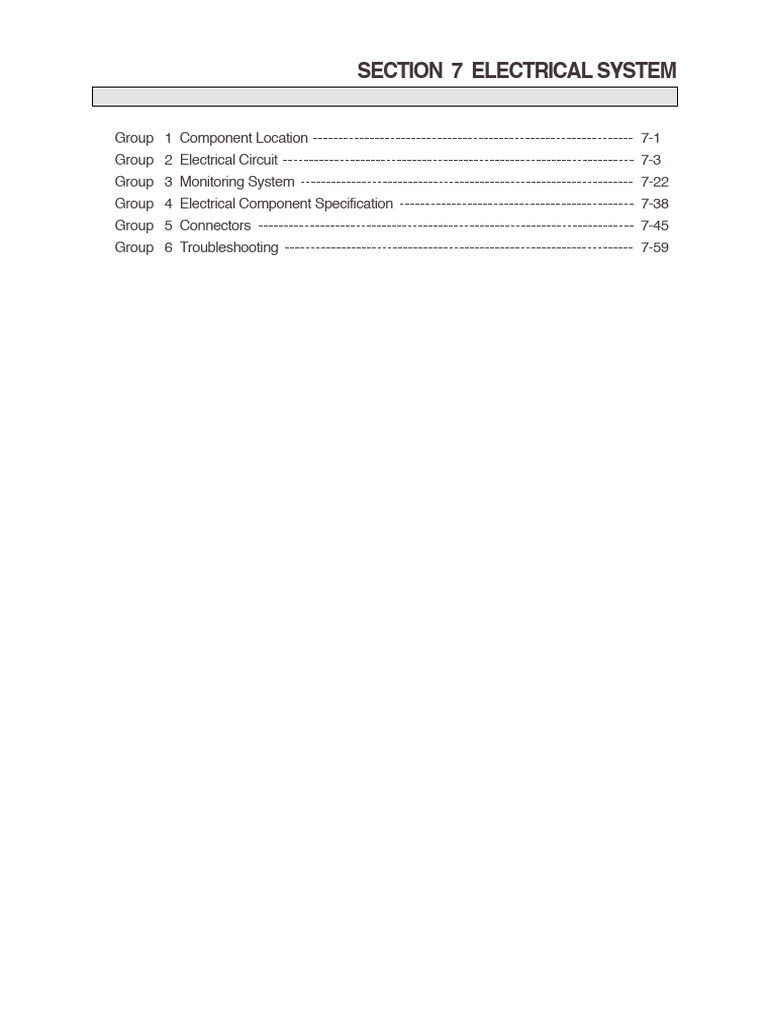 Section 7-Electrical System | PDF | Switch | Land Vehicles
