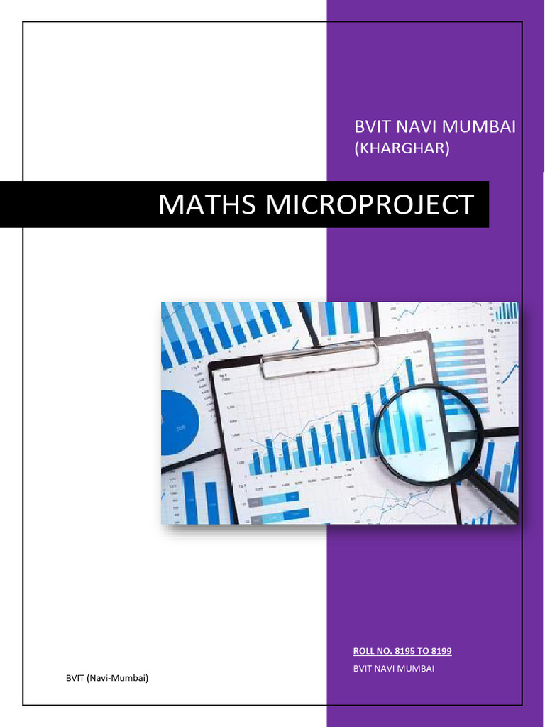 Maths Microproject | PDF