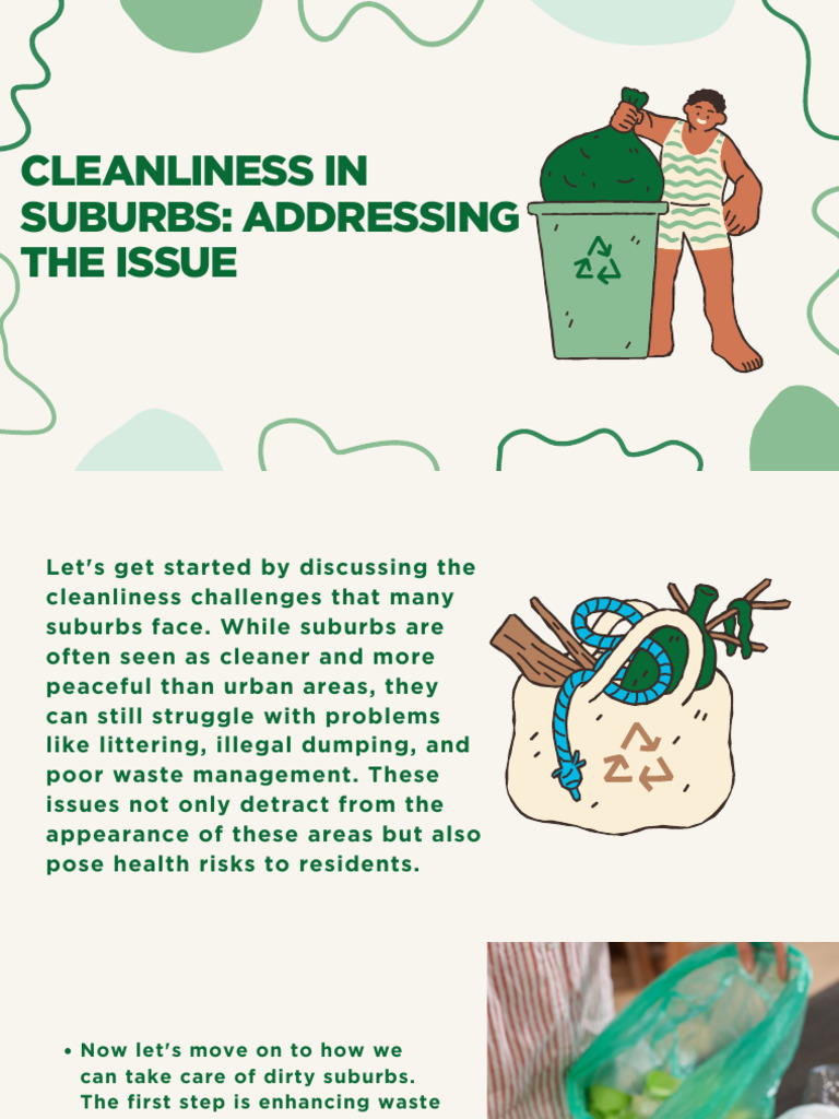 Cleanliness in Suburbs Addressing The Issue. | PDF | Waste Management ...