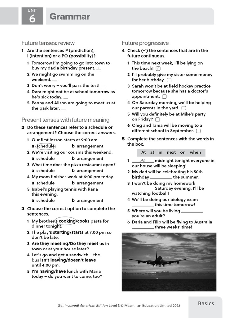 Grammar Basics U6 | PDF