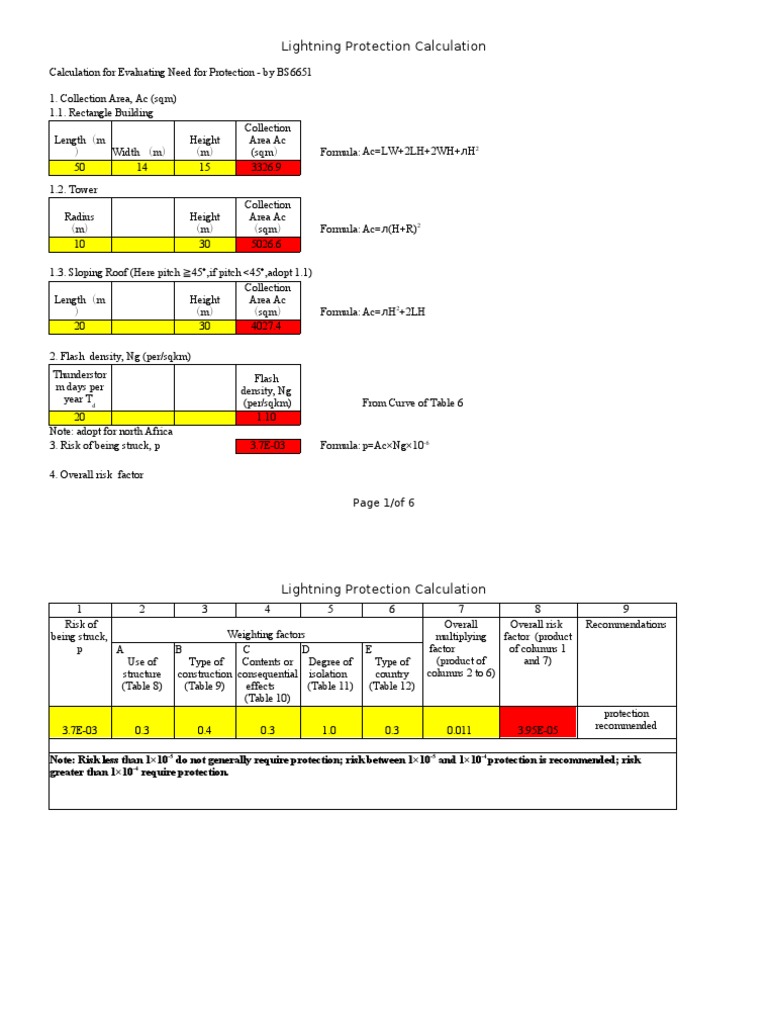 BS 6651 Lightning Protection Guide | PDF