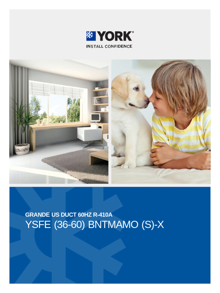 Split Ducto - York | PDF | Air Conditioning | Duct (Flow)