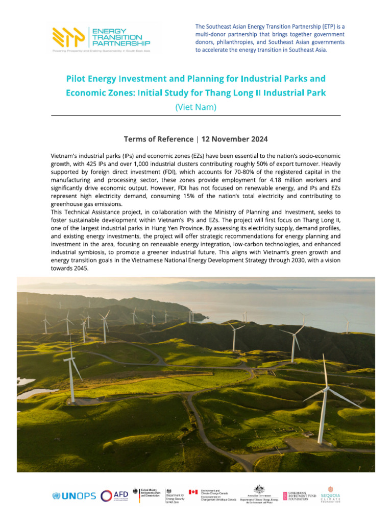 RFP Section II Schedule of Requirement - Pilot Energy Investment and ...