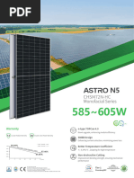 (ASTRONERGY) Datasheet - ASTRO N5 - 560 - 580 N-TYPE - MONOFACIAL | PDF ...
