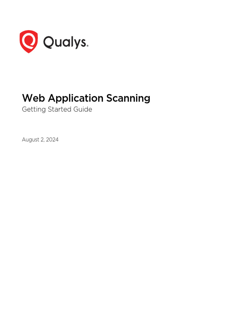 Qualys Was Getting Started Guide | PDF | World Wide Web | Internet & Web