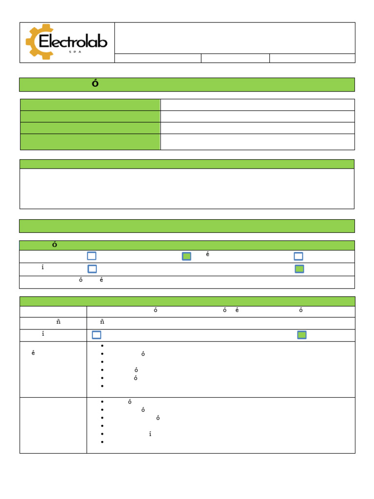 ELECTROLAB - DESCRIPTOR DE CARGO | PDF | Electrónica | Ingenieria Eléctrica