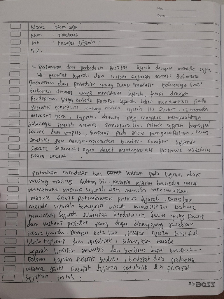 SEJ.FILSAFAT T2 NISA AQILA 22046046 | PDF