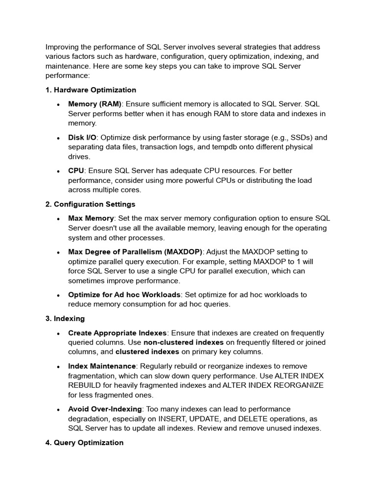 How To Monitor and Resolve Blocking in SQL Server - PDF | PDF | Database Index | Microsoft Sql ...