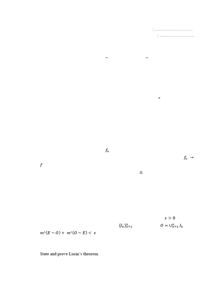 MTH2 C07 Real Analysis - Ii | PDF | Real Analysis | Measure (Mathematics)