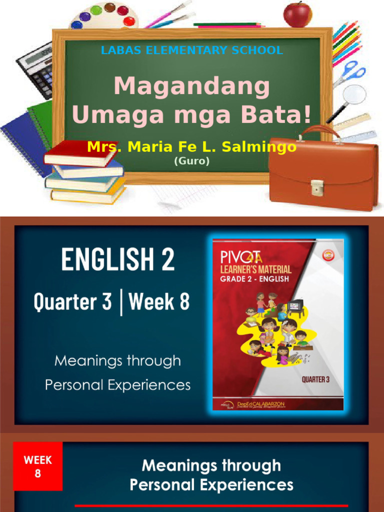 English 2 Q3-W8 | PDF
