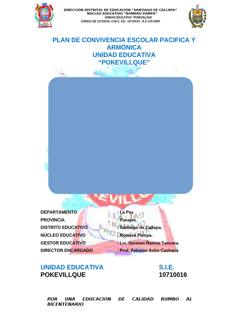 Plan de Convi. 2025 | PDF | Plan de estudios | Violencia