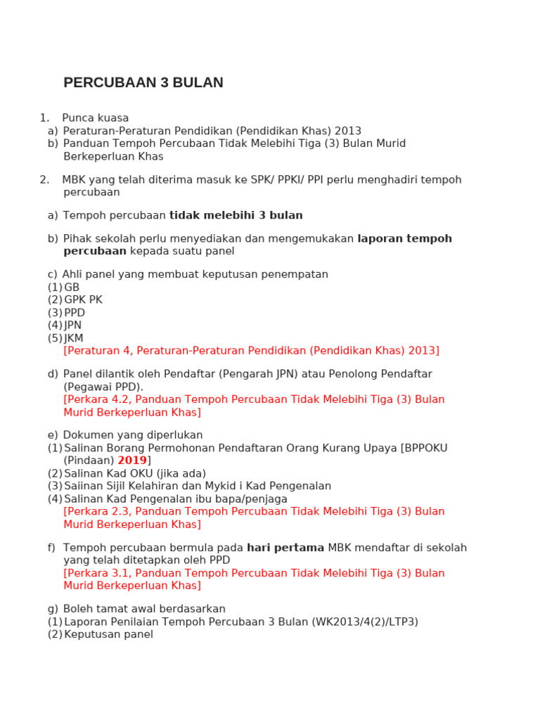 Maklumat Percubaan 3 BLN (PTB) | PDF