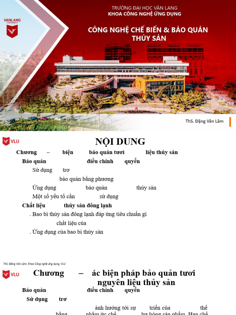 Chuong III (TT) CN Che Bien&Bao Quan Thuy San | PDF