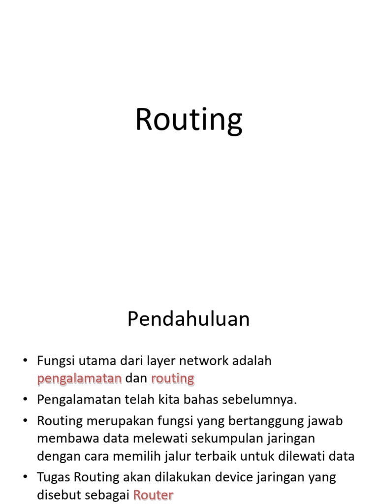 Latihan Routing | PDF