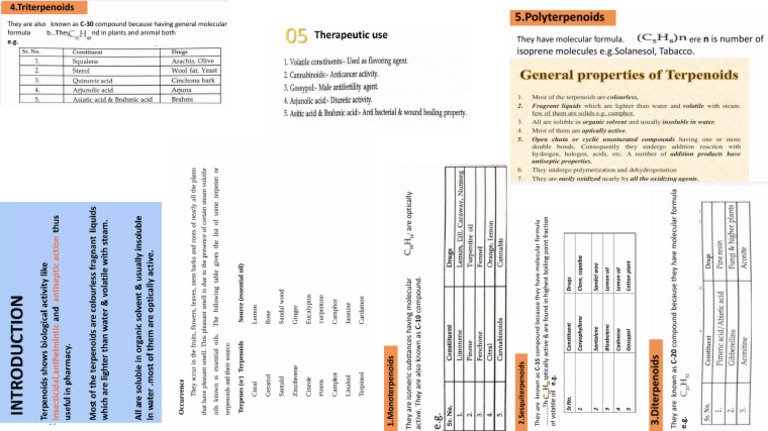 Terpenoids | PDF