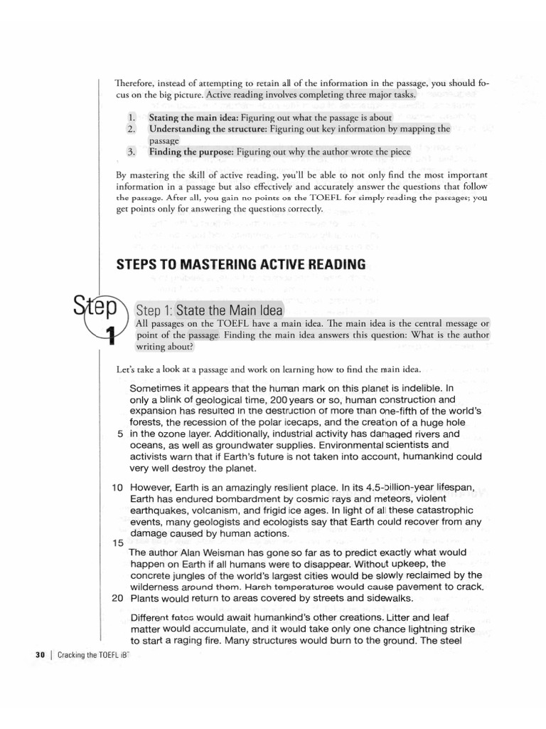 Identify The Main Idea (Exercise 1) | PDF | Nature | Earth