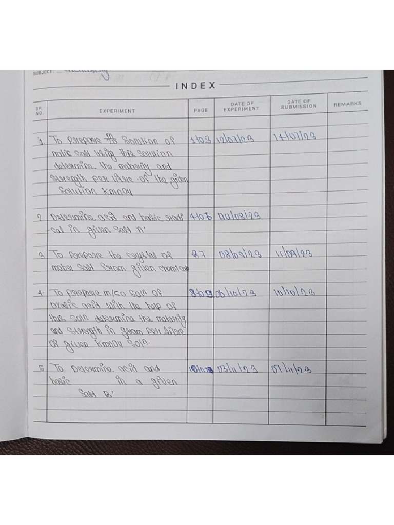 chem practical class 12 | PDF