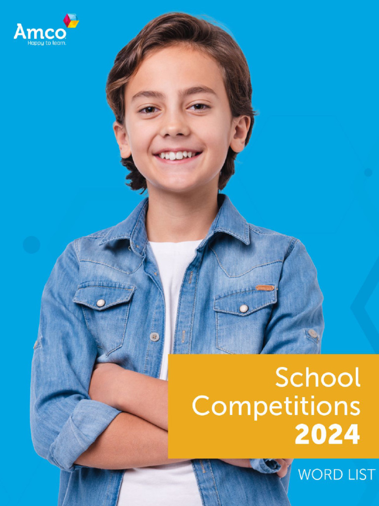 1st Grade Spelling Bee - School Contest Word List. | PDF
