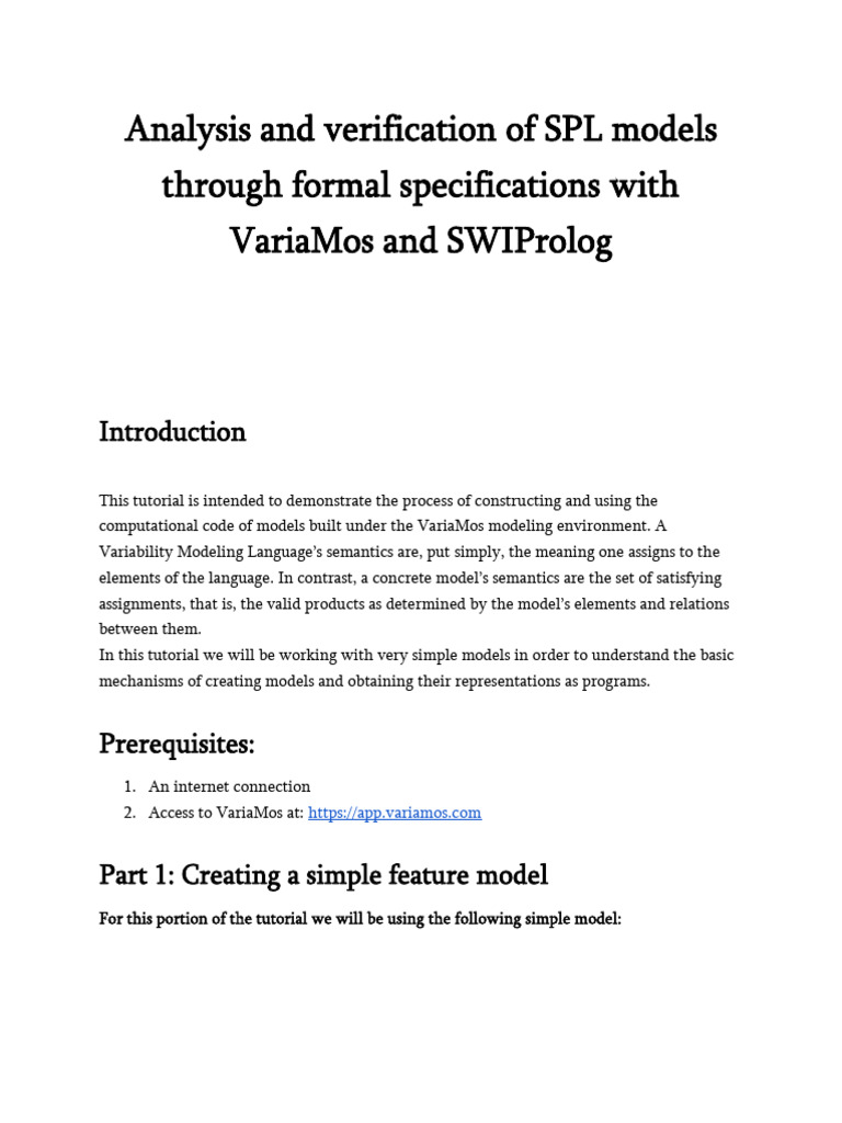 2 - SPL Analysis and Vérification With Formal Specifications and Solver | PDF | Formal ...