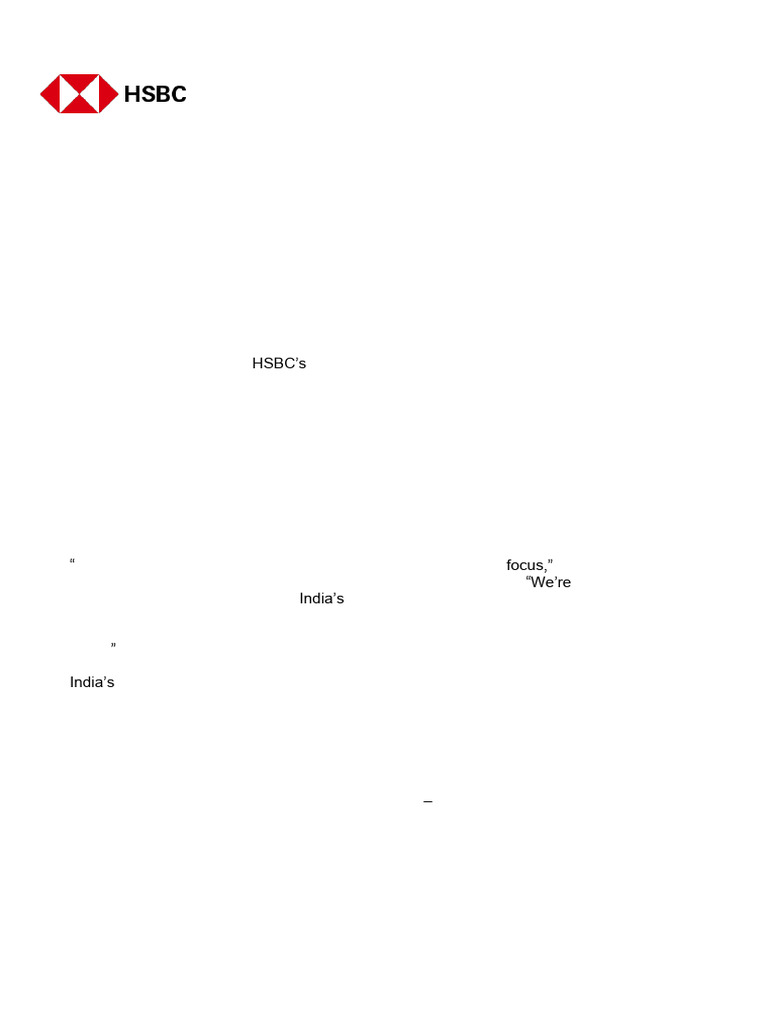 HSBC Receives Approval To Open 20 New Branches in India To Support ...