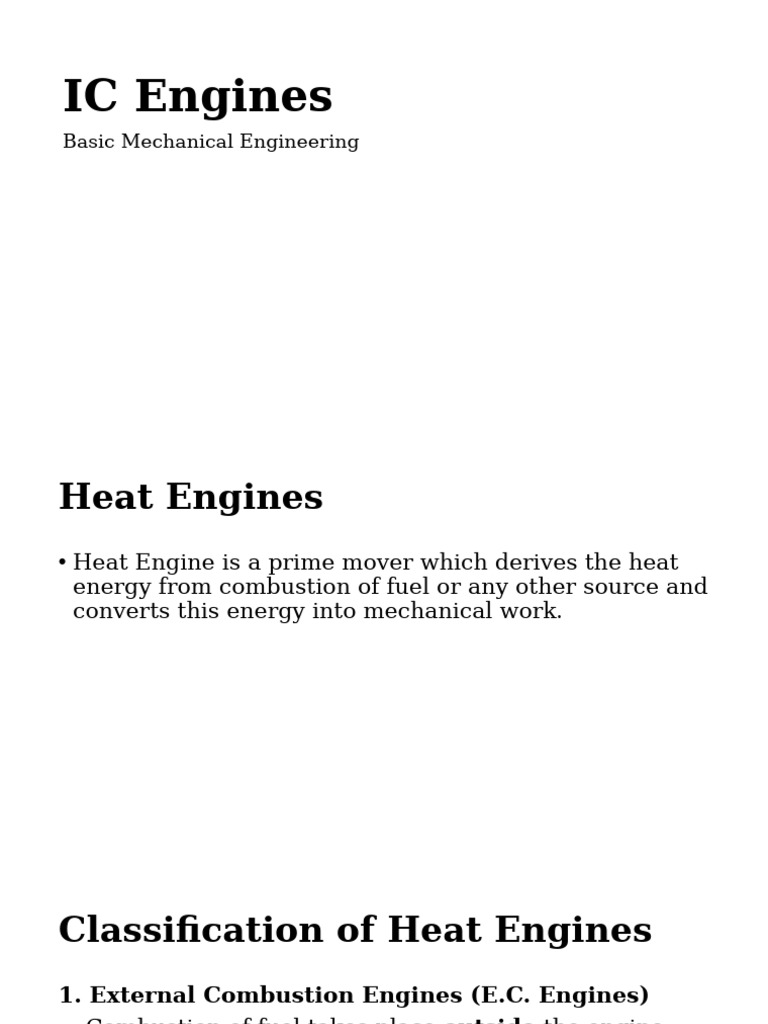 IC Engines | PDF | Internal Combustion Engine | Engines IC Engines | PDF | Internal Combustion Engine | Engines
