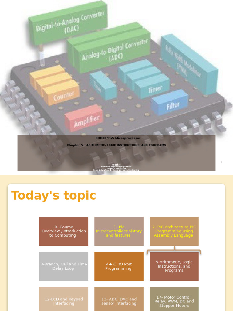 Microcontroller Lecture #8 | PDF | Binary Coded Decimal | Computer Architecture