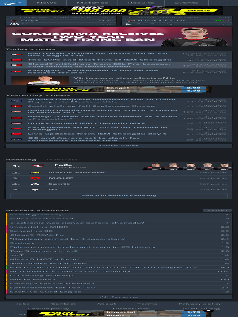 Counter-Strike News & Coverage | PDF | Sports