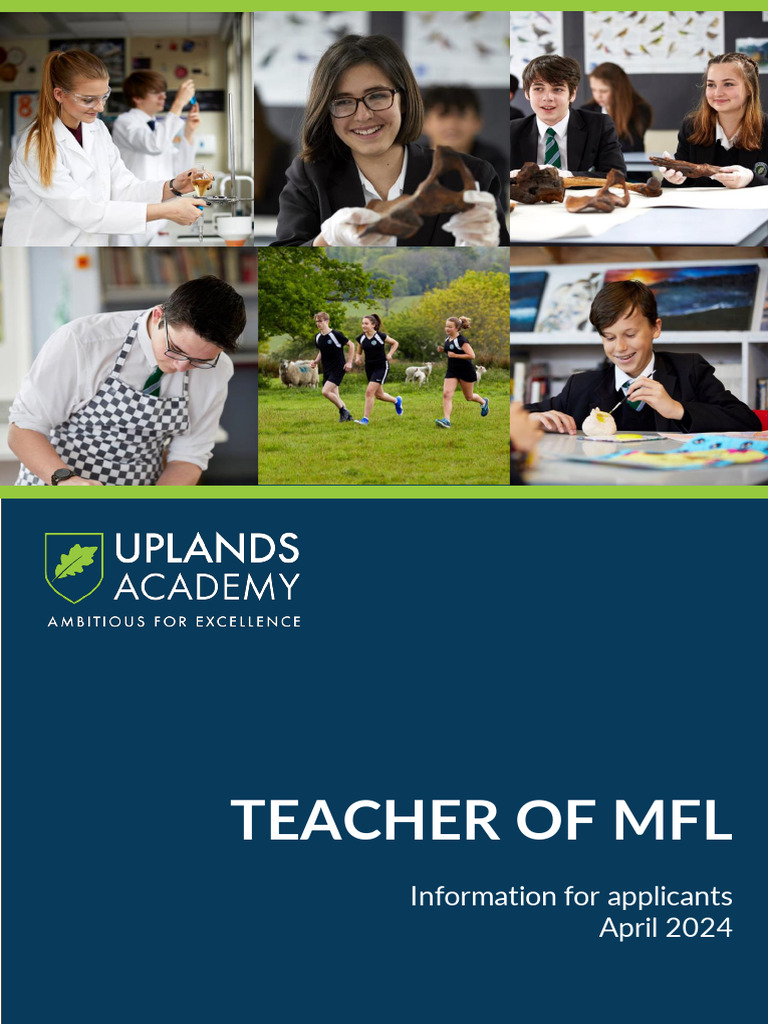 MFL Teacher Application Guide 2024 | PDF | Curriculum | Educational ...