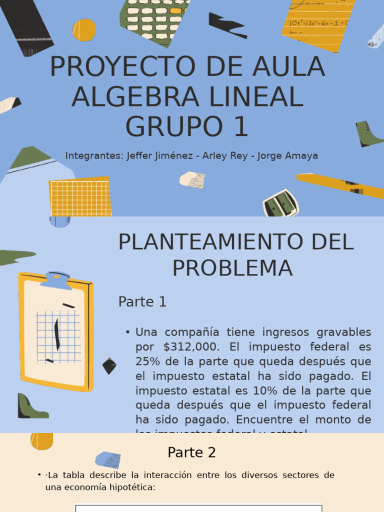 Proyecto de Aula Grupo 1 | PDF