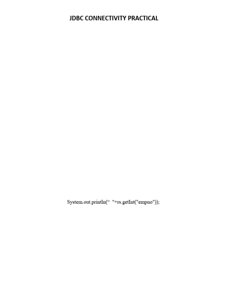 J2ee Practice Program | PDF | Software Engineering | Sql