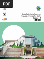 CPWD Delhi Analysis of Rates 2023 Vol. I | PDF | Concrete | Civil ...