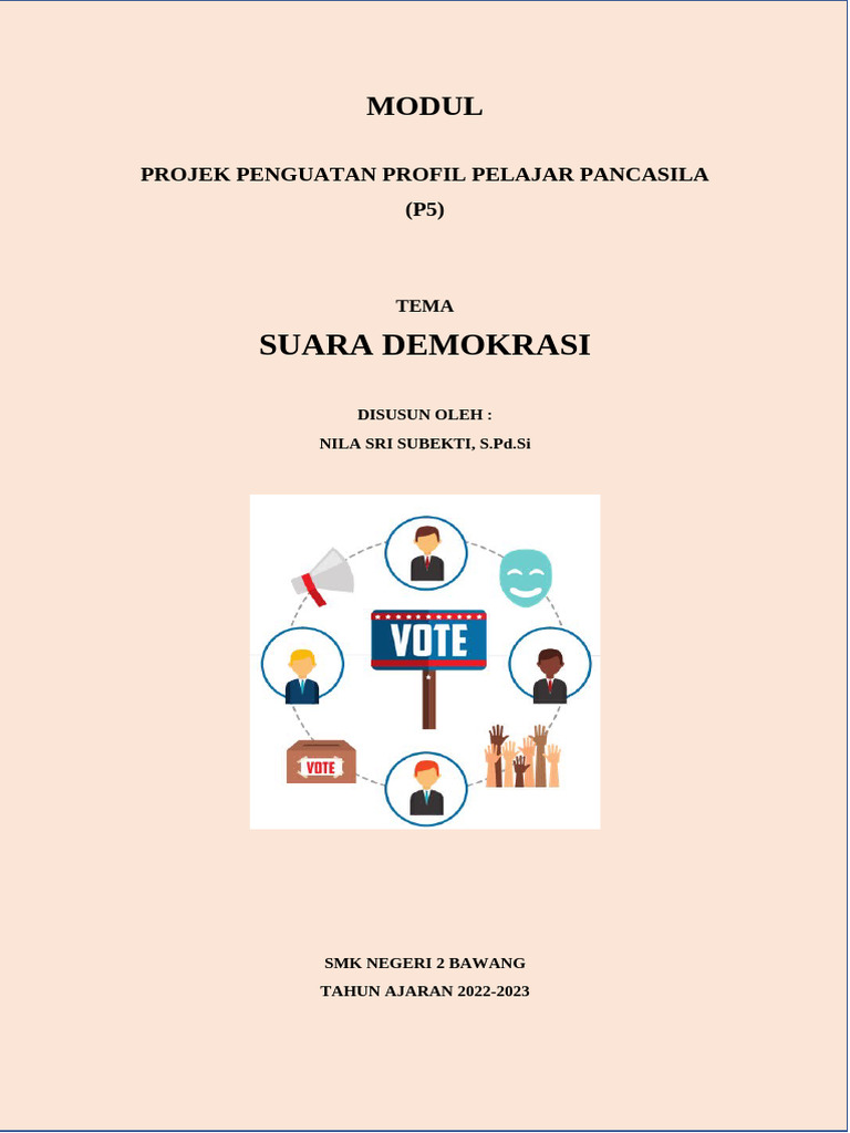 Modul - Suara Demokrasi - NilaNil | PDF