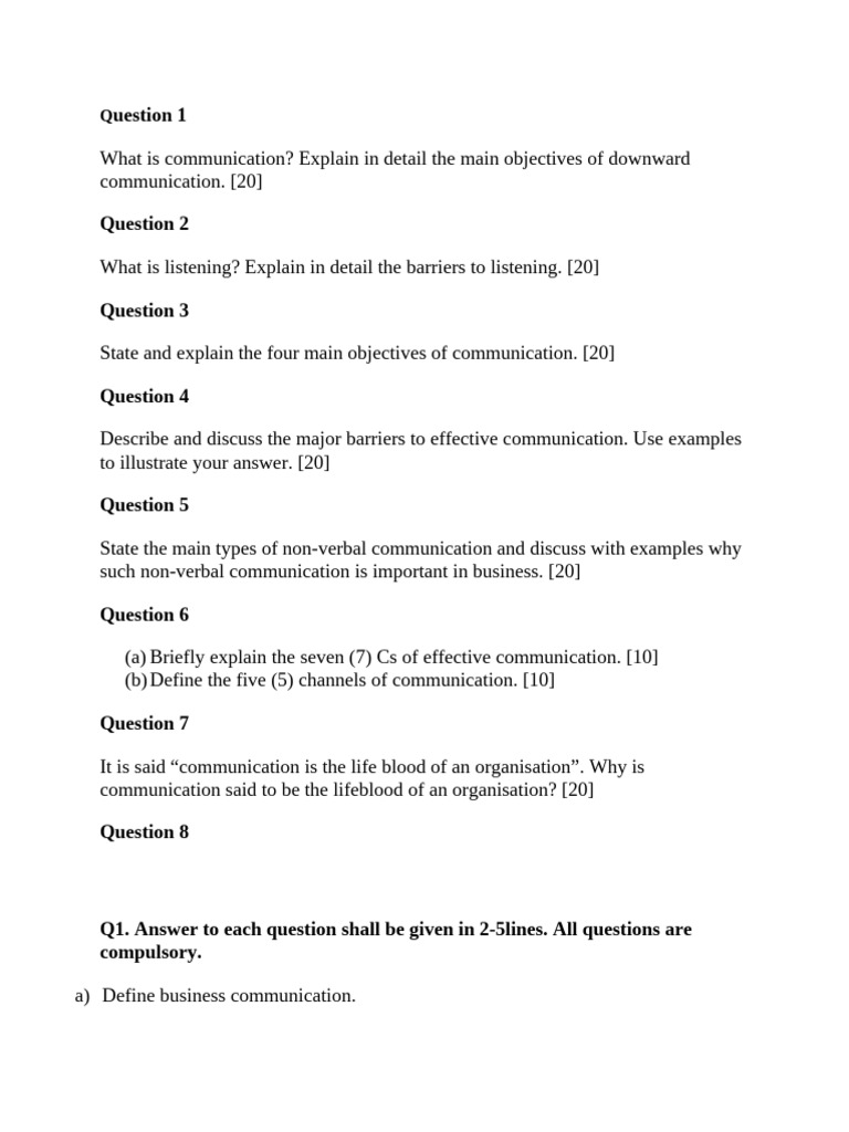 Question Drafts | PDF