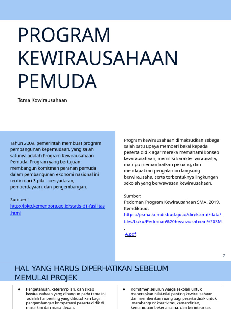 7 Tema Kewirausahaan | PDF