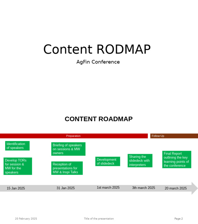 AgFin Conference Planning Guide | PDF